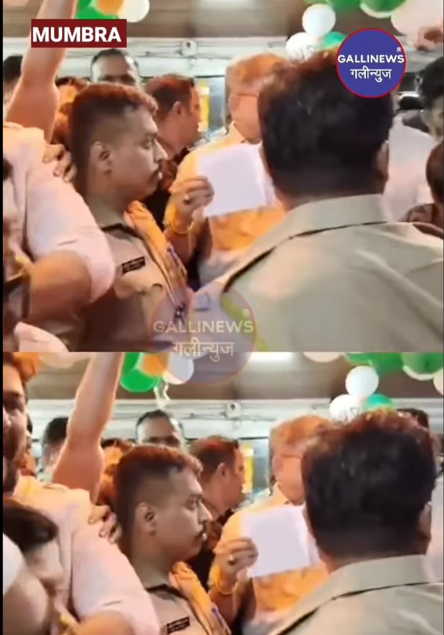 Read Video Of Saif Pathan Snatching FIR Copy From Jitendra Ahwad ...